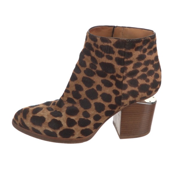 Alexander Wang | Shoes | Alexander Wang Leopard Print Booties | Poshmark